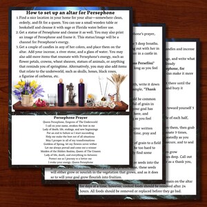 Persephone Altar Guide: How to Evoke the Goddess Persophone | Altar ...
