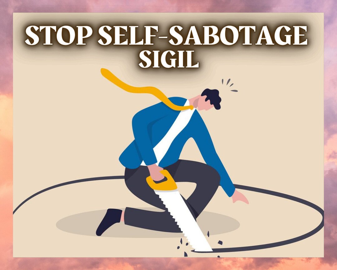 Stop Self-sabotage Sigil | Sigil Magick Grimoire Page - Etsy