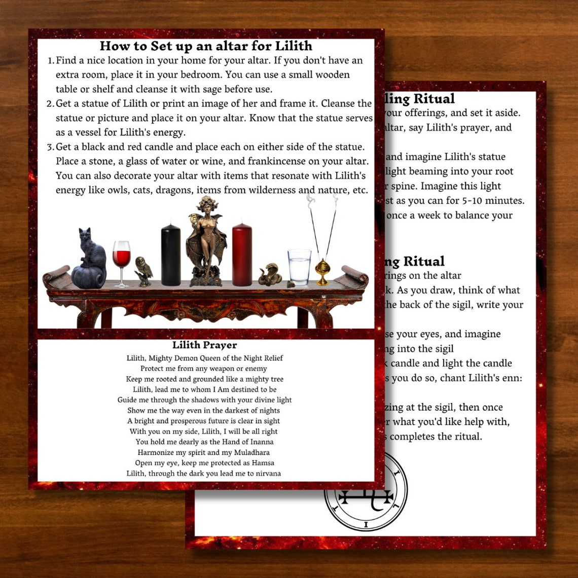Lilith Evocation Guide: How to Set up an Altar for Lilith - Etsy