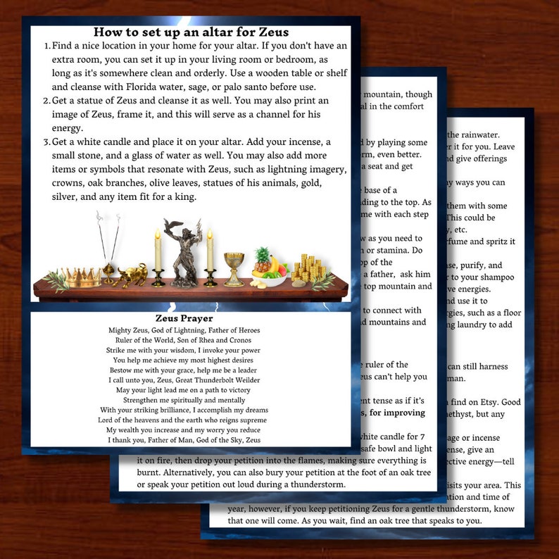 Zeus Evocation Guide: How to Work With the God Zeus | Hellenic Altar ...