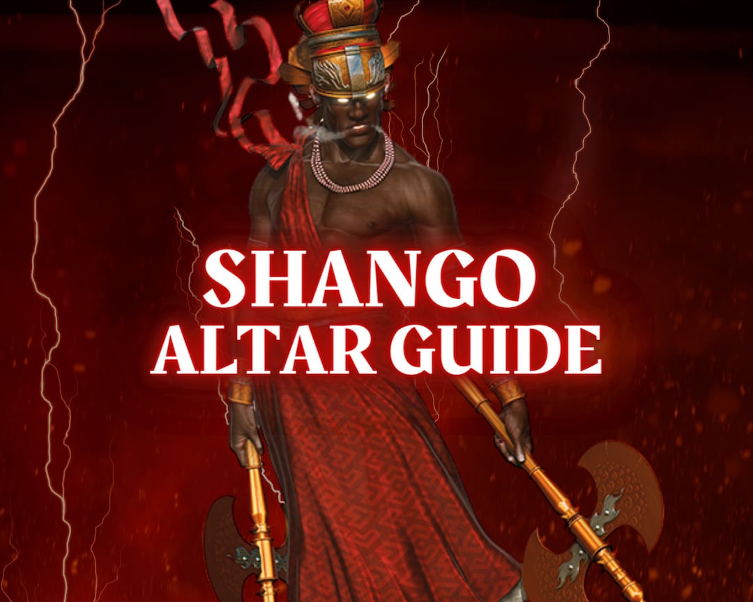 Shango Evocation Guide: Orisha Altar Guide | How to Work With Chango - Etsy