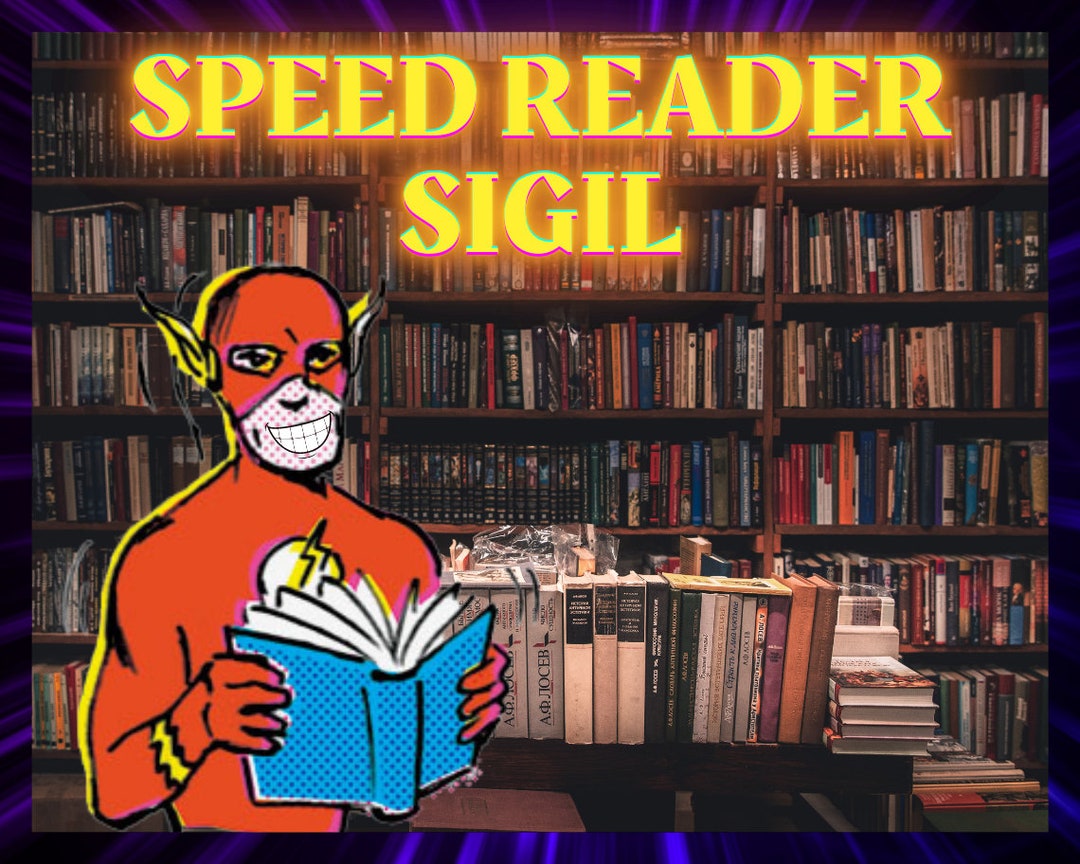 Speed Reader Sigil: Enhance Your Reading Skills | Sigil Magick Grimoire ...