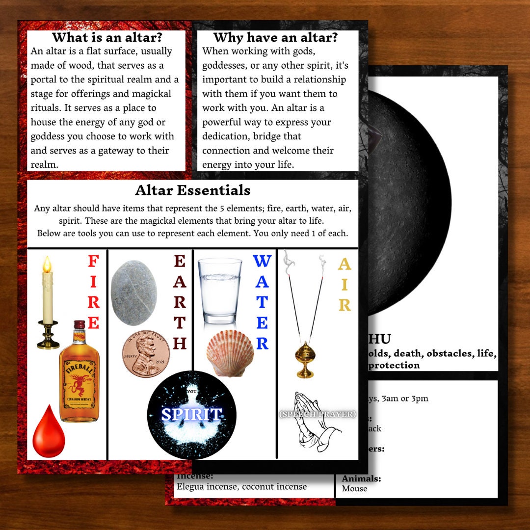 How to Work With Eshu Elegua: Altar Guide Printable - Etsy