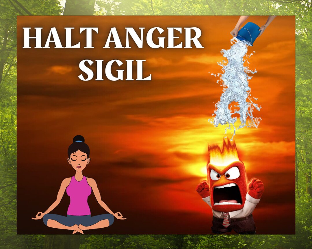 Calm Yo Ass Down Sigil: Sigil Magick Grimoire Page | Halt Their Anger ...