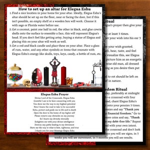 How To Work With Eshu Elegua Altar Guide Printable Etsy