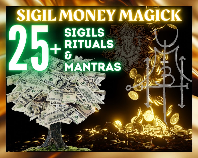 Sigil Money Magick Grimoire Pages: 25+ Sigils, Spells & Rituals for ...