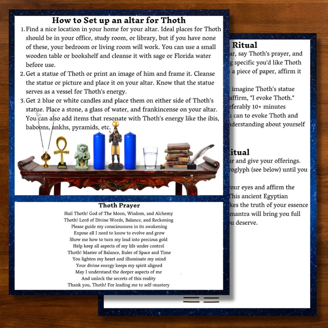 Thoth Evocation Guide: How to Work With the Egyptian God Thoth | Altar ...