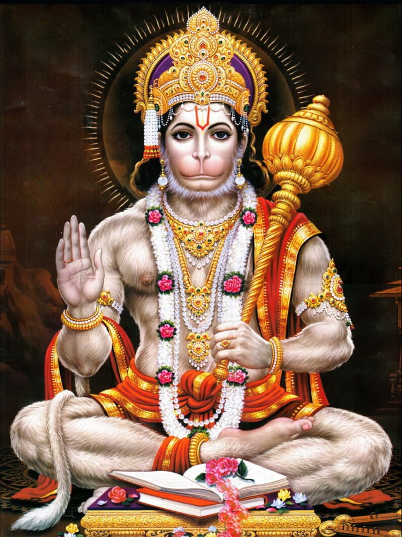 Lord Hanuman Evocation Guide | Hindu Deity Altar Guide - Etsy
