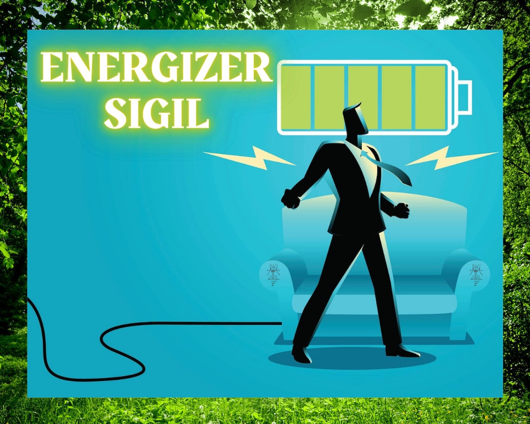 Energy Boost Sigil : Sigil Magick Grimoire Page | Recharge After a ...