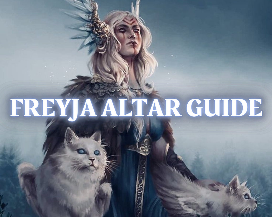Freyja Altar Guide Printable: How to Work With the Norse Goddess Freyja ...