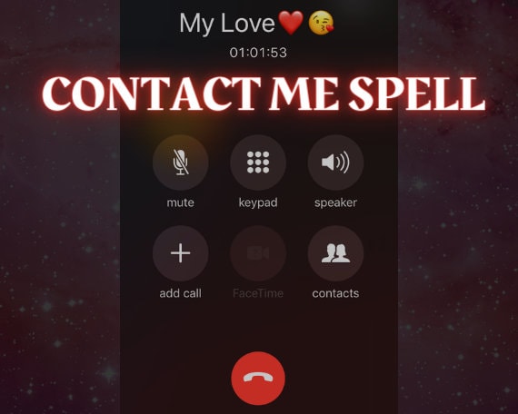 DIY Spell to Get a Call or Text From Them Call Me Spell - Etsy