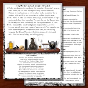 Odin Evocation Guide: How to Work With the Norse God Odin | Wodan Altar ...