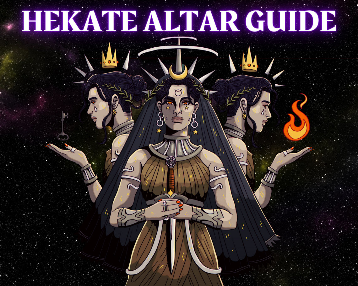 How to Evoke Hekate: DIY Altar Guide Goddess Hecate Altar - Etsy