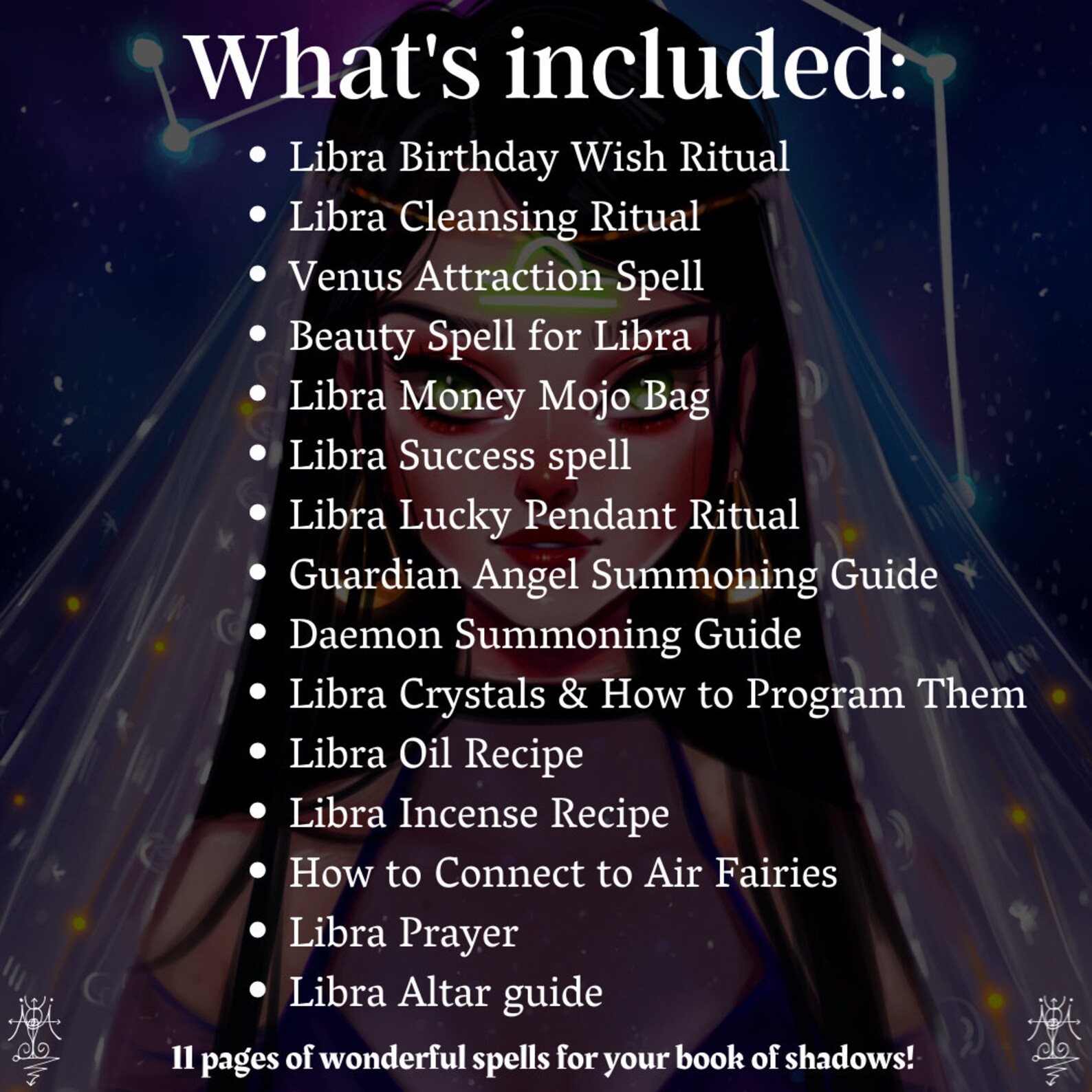 Libra Magick: 12 Libra Spells & Rituals for Your Grimoire - Etsy