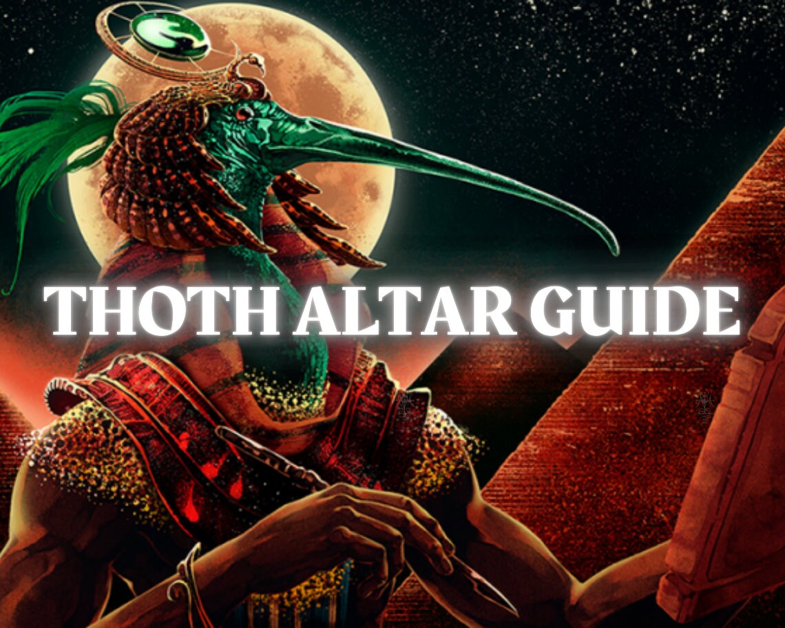 Thoth Evocation Guide: How to Work With the Egyptian God Thoth | Altar ...