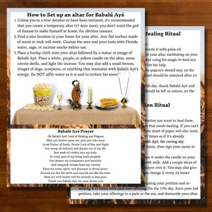 How to Evoke Babalu Aye: Orisha Altar Guide Printable - Etsy