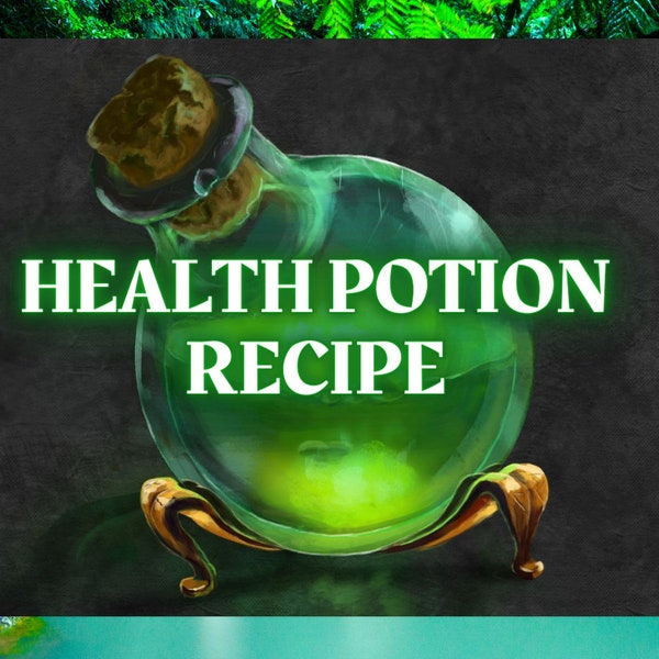 Health Potion - Etsy