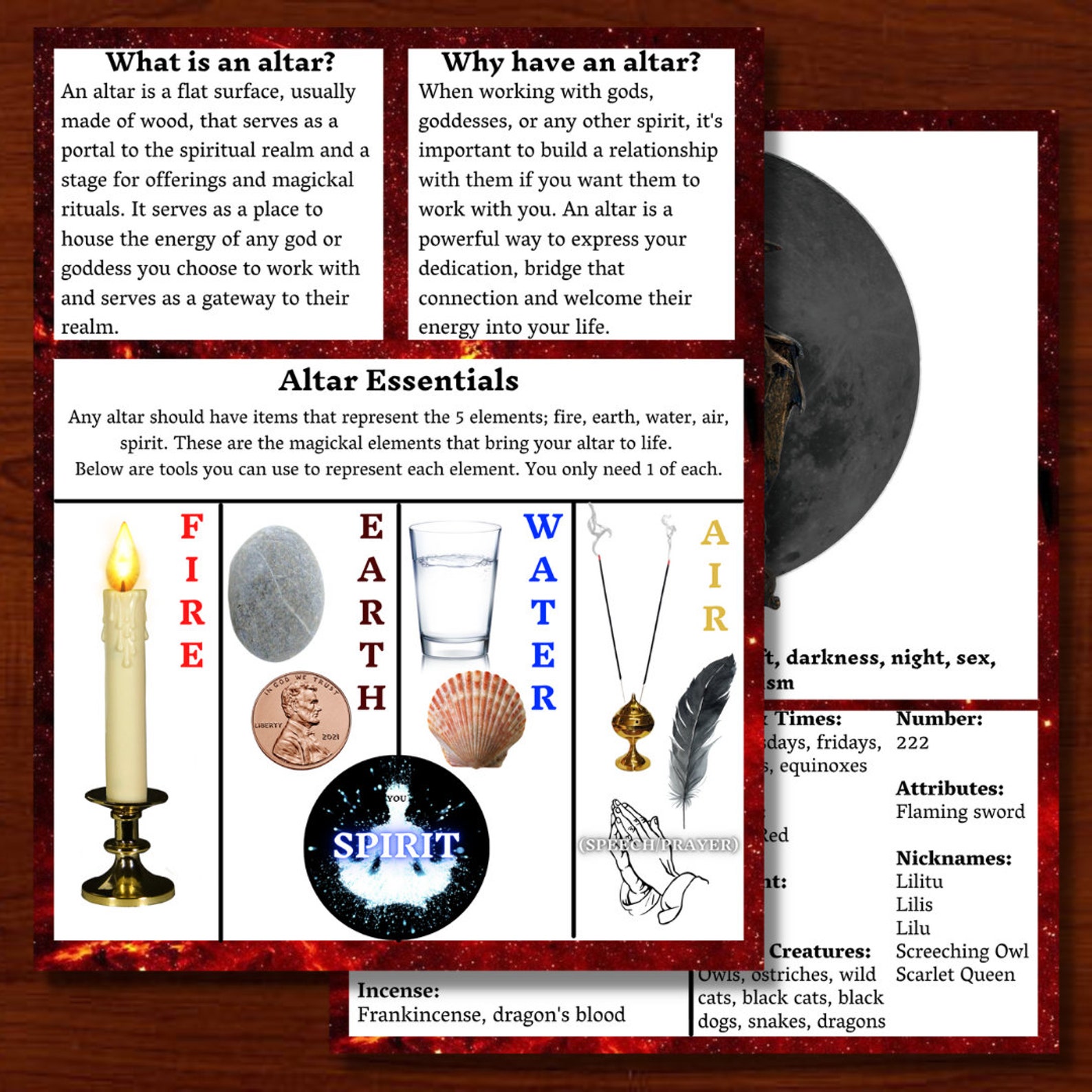 Lilith Evocation Guide: How to Set up an Altar for Lilith | Altar Guide ...