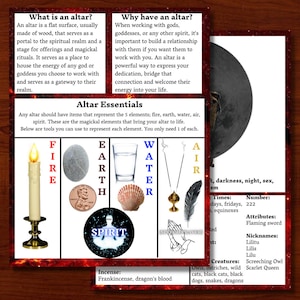 Lilith Evocation Guide: How to Set up an Altar for Lilith | Altar Guide ...