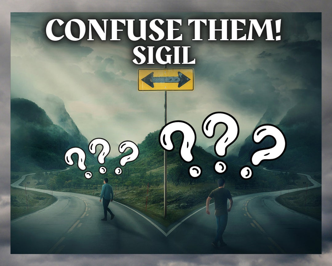 Confuse Your Enemies: Sigil Magick Grimoire Page | Confuse Them Sigil ...