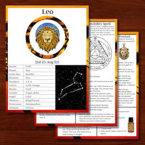 Leo Magick: 12+ Leo Spells & Rituals for Your Grimoire | Leo Book of ...