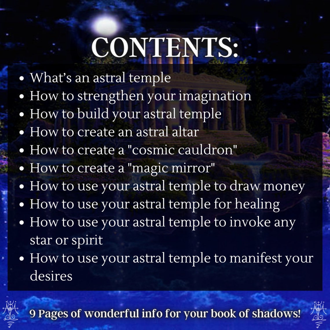 Astral Temple Magick: How to Create and Use Your Astral Temple ...