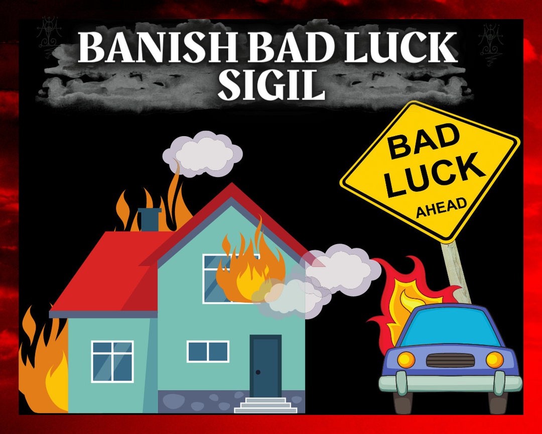 Remove Bad Luck & Hexes: Sigil Magick Grimoire Page | Banish Bad Luck ...