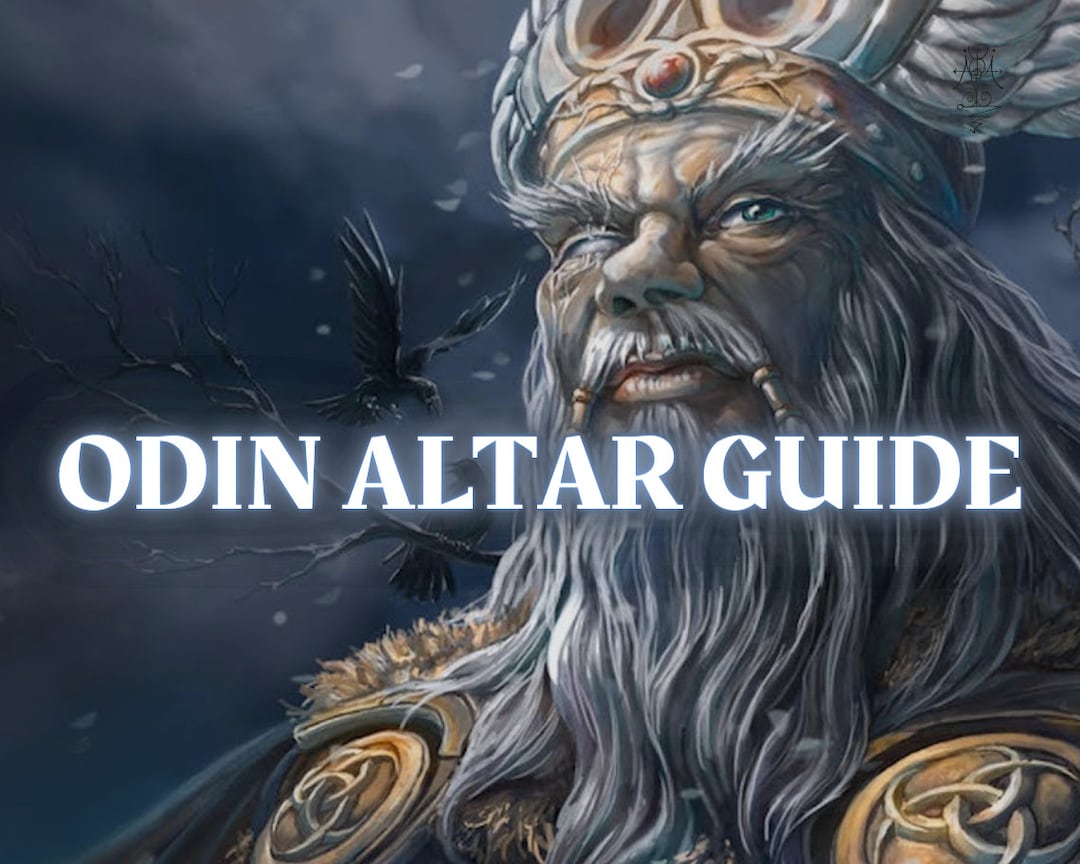 Odin Evocation Guide: How to Work With the Norse God Odin | Wodan Altar ...