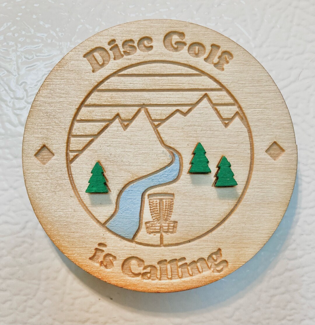 Disc Golf Magnet Disc Golf is Calling - Etsy
