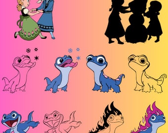 Bruni Frozen 2 Digital Download SVG, PDF, PNG, Studio 3 - Etsy