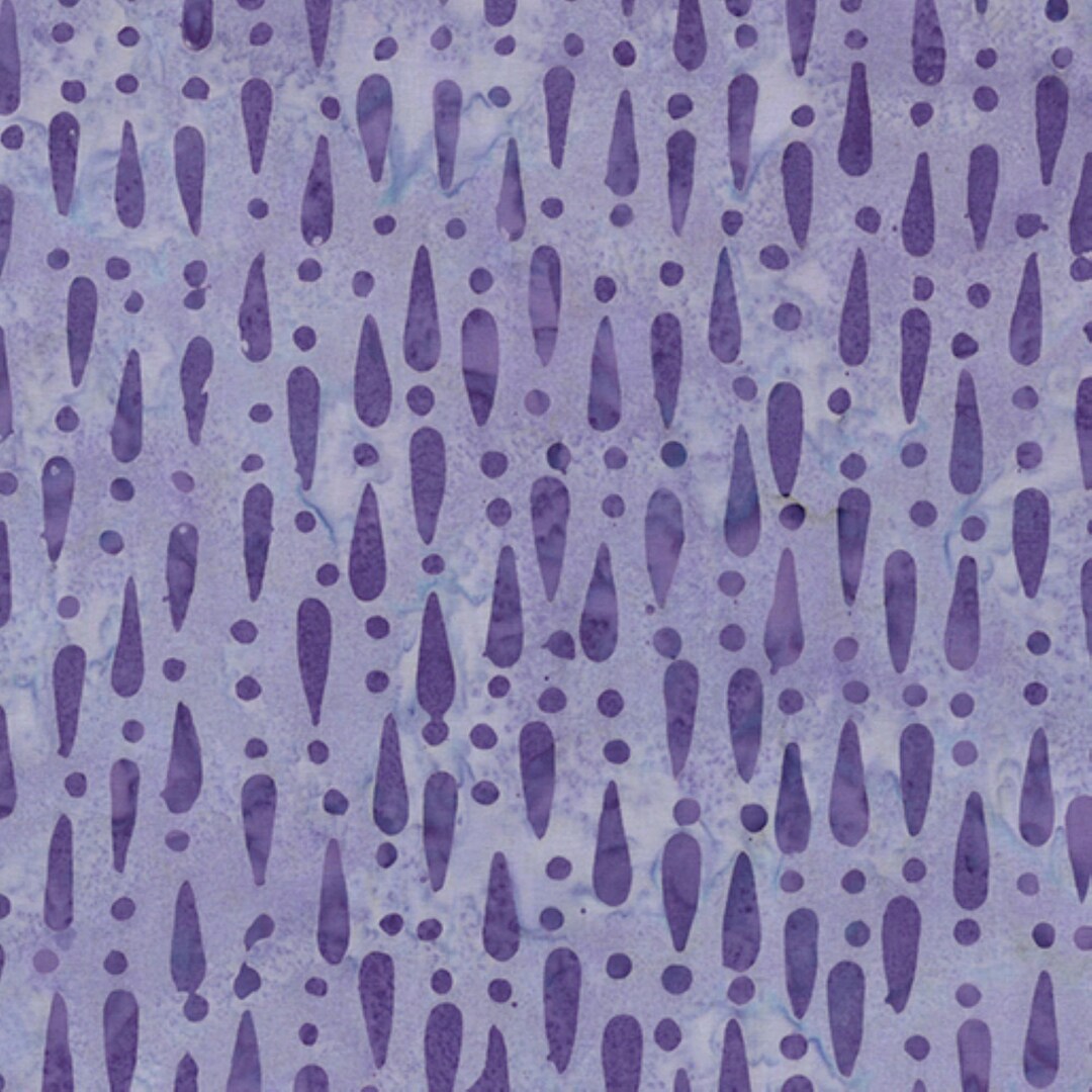 BX Bali Batik: Teardrops Purple 0923066B - Etsy