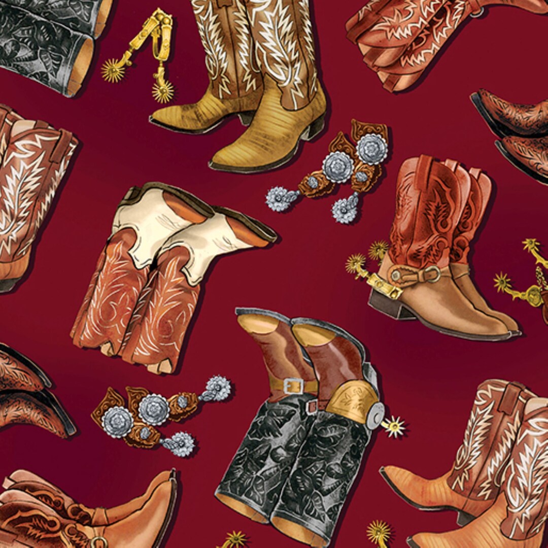 Yellowstone Cowboy Boots on Brick Red 1447810B - Etsy