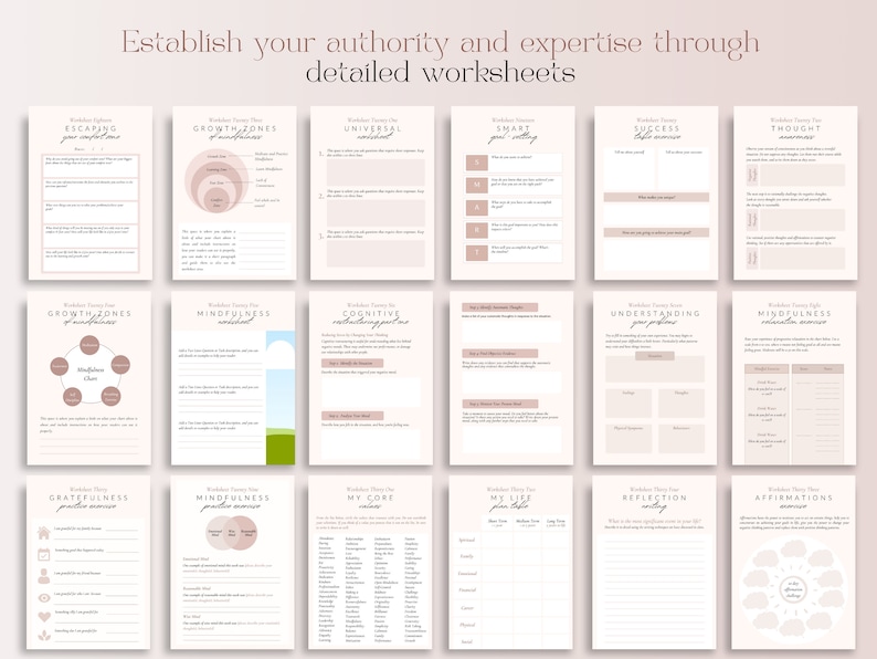 Coaching Worksheet Canva Templates Coaching Canva Templates - Etsy Canada