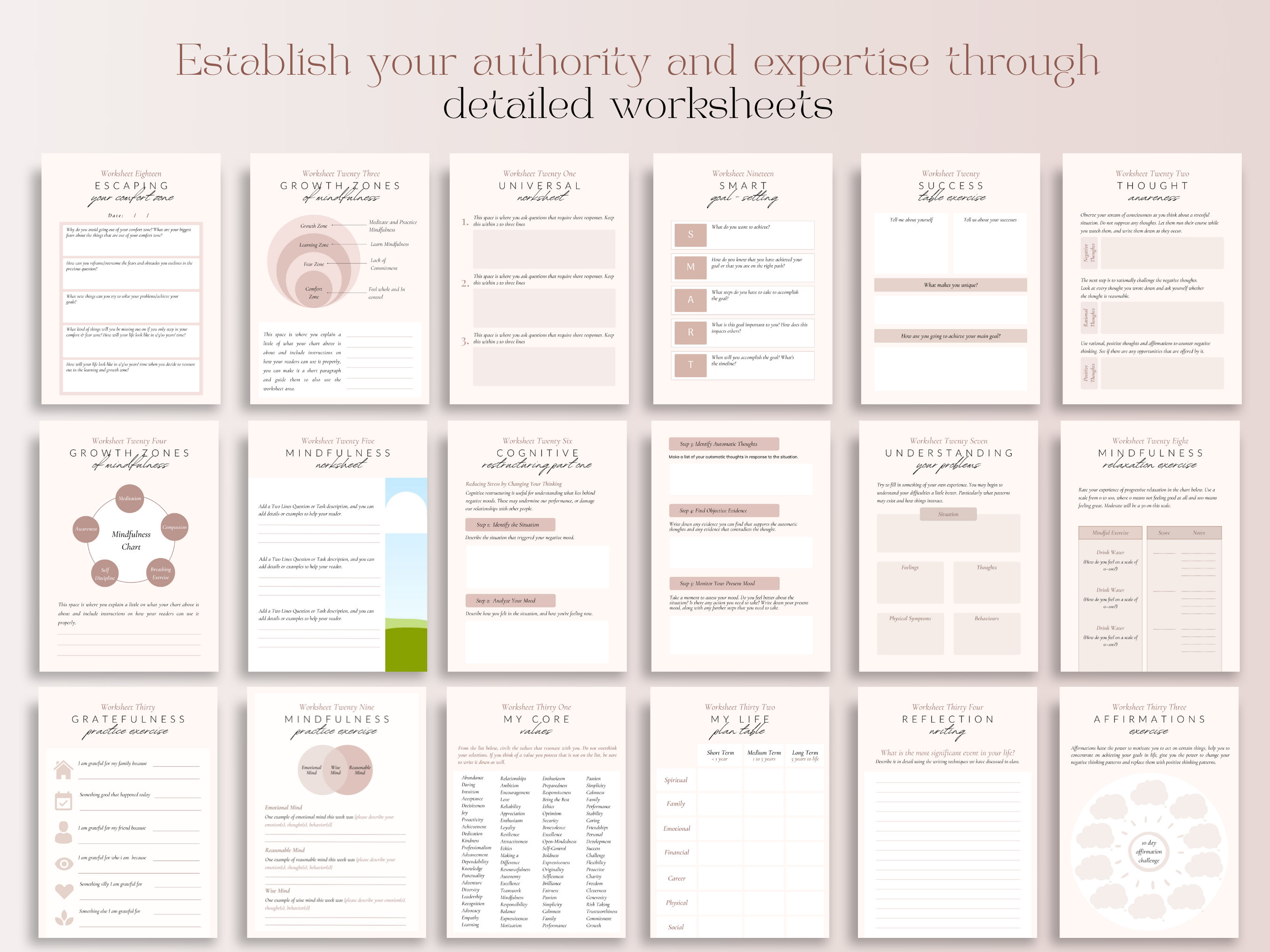 Coaching Worksheet Canva Templates Coaching Canva Templates - Etsy Canada