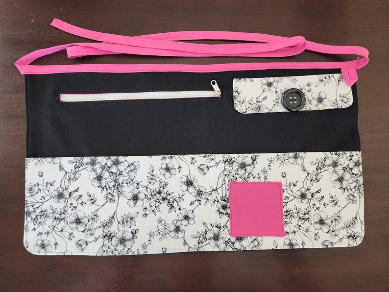 Custom 8 Pocket Vendor Apron With Zipper Perfect for Farmers Markets ...