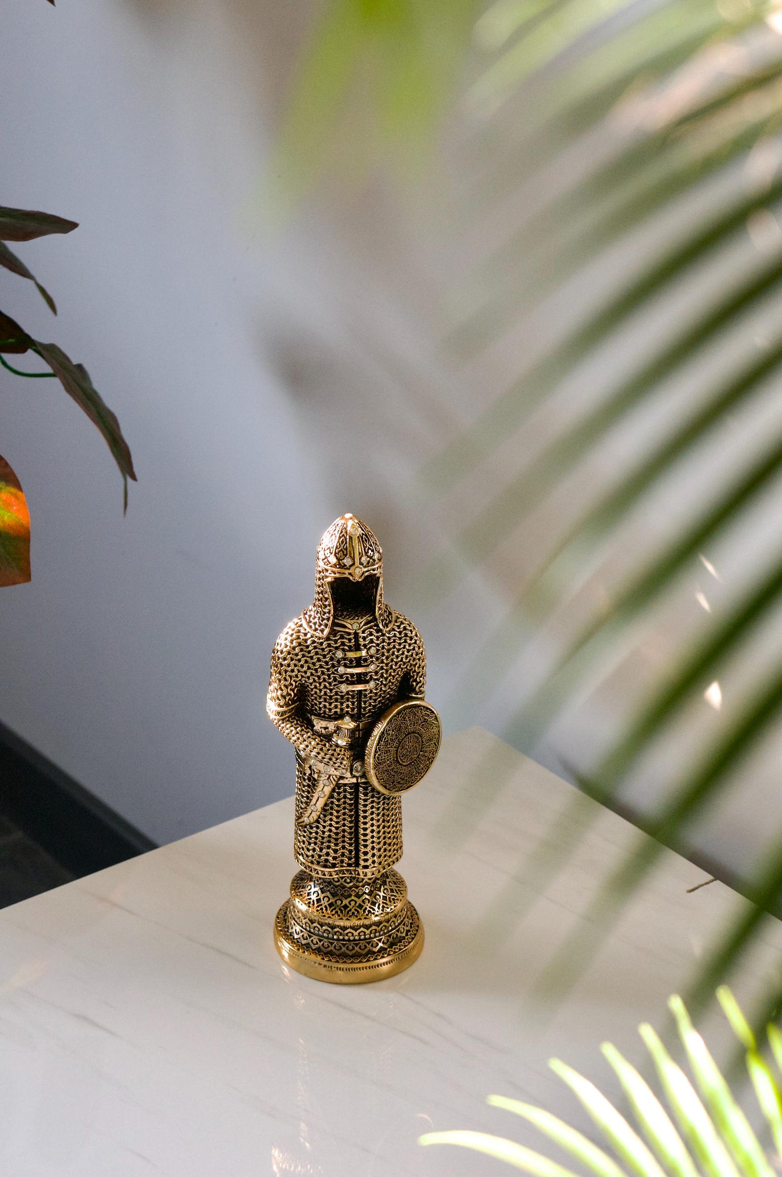 Islamic Warrior Figurine Statue, Muslim Home Decor, Islamic ...