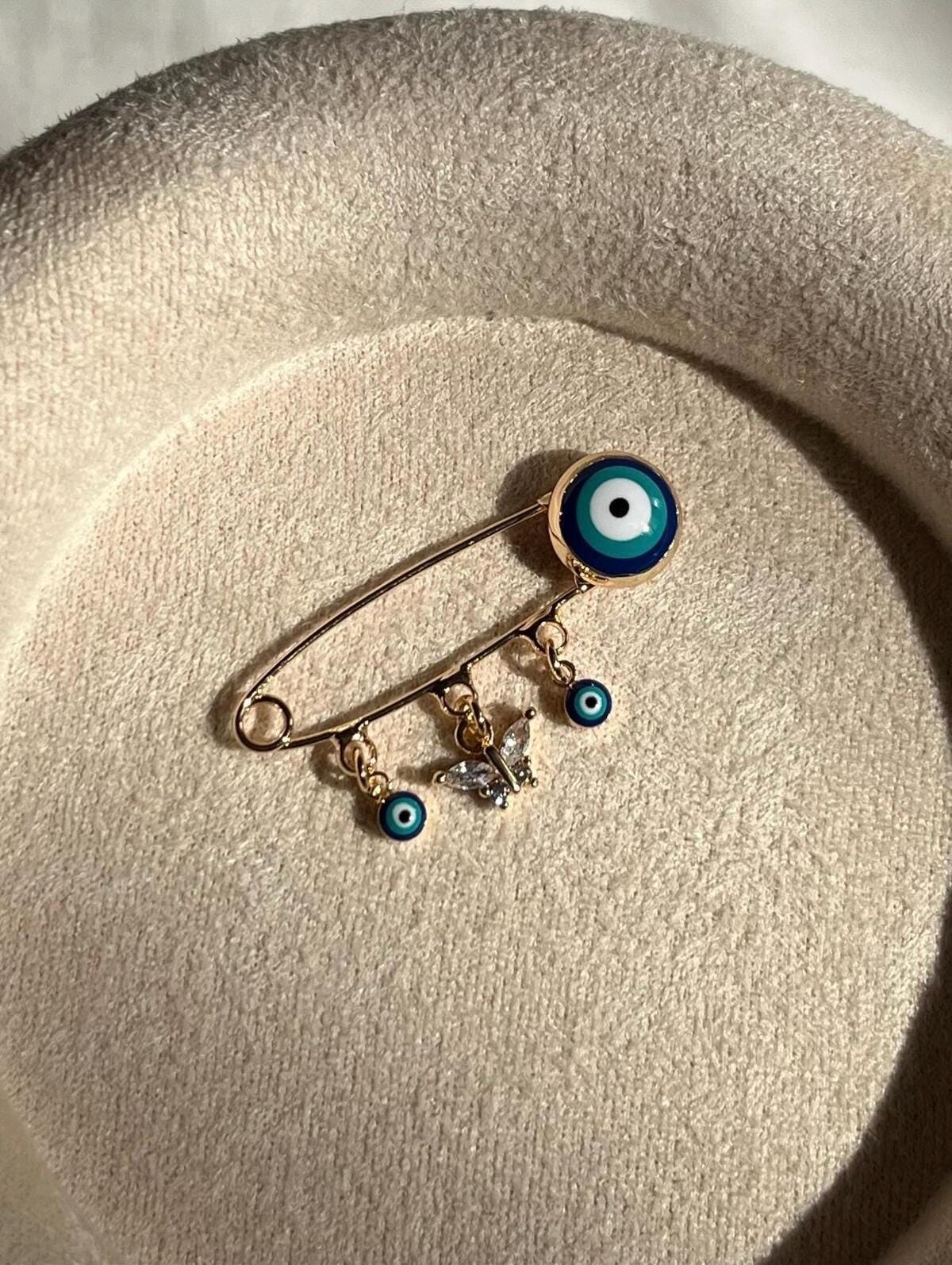 Personalized Gold Baby Pin With Name Safety Pin Brooch Present for ...