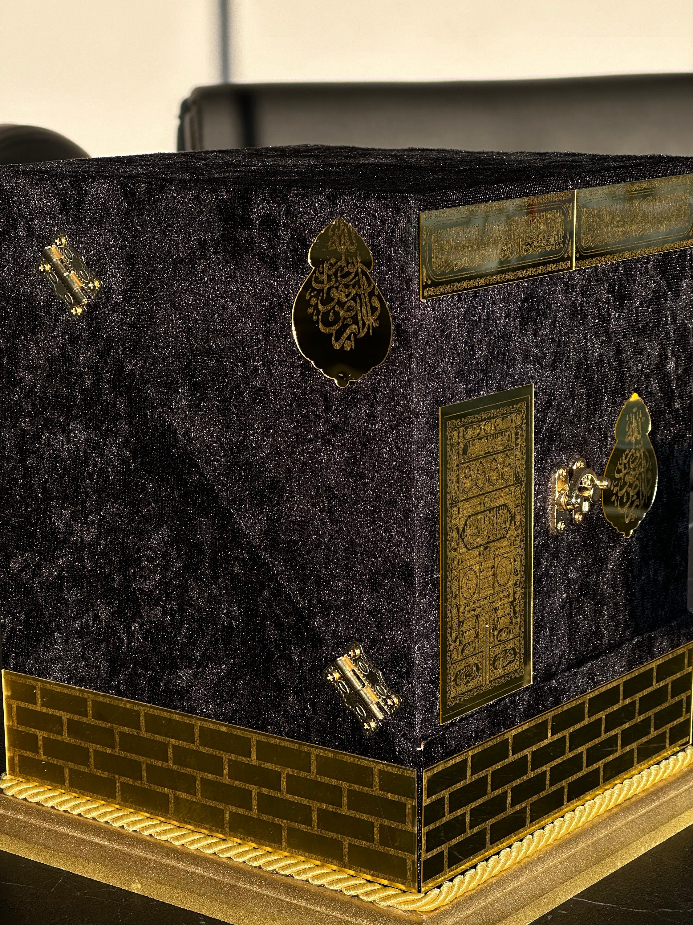 Personalized Kaaba Replica Quran Gift Set Islamic Gift Box Kaaba Model ...