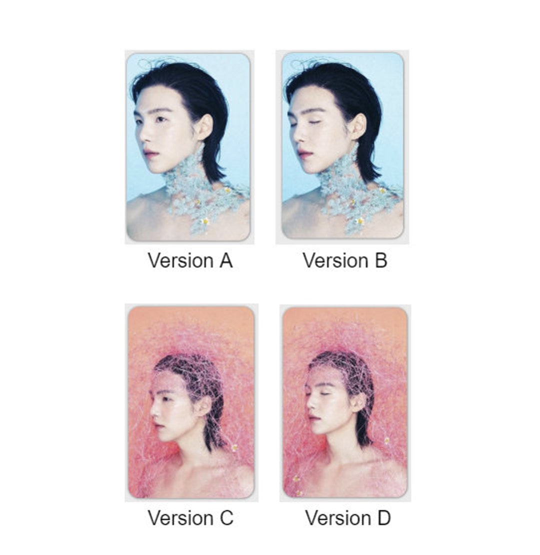 BTS Suga Photocards - Etsy
