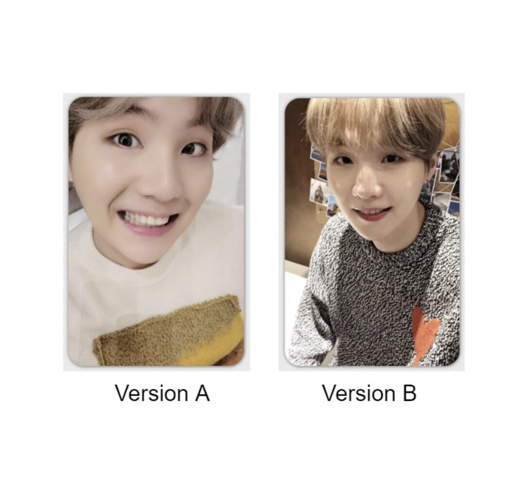 BTS Suga Photocards - Etsy