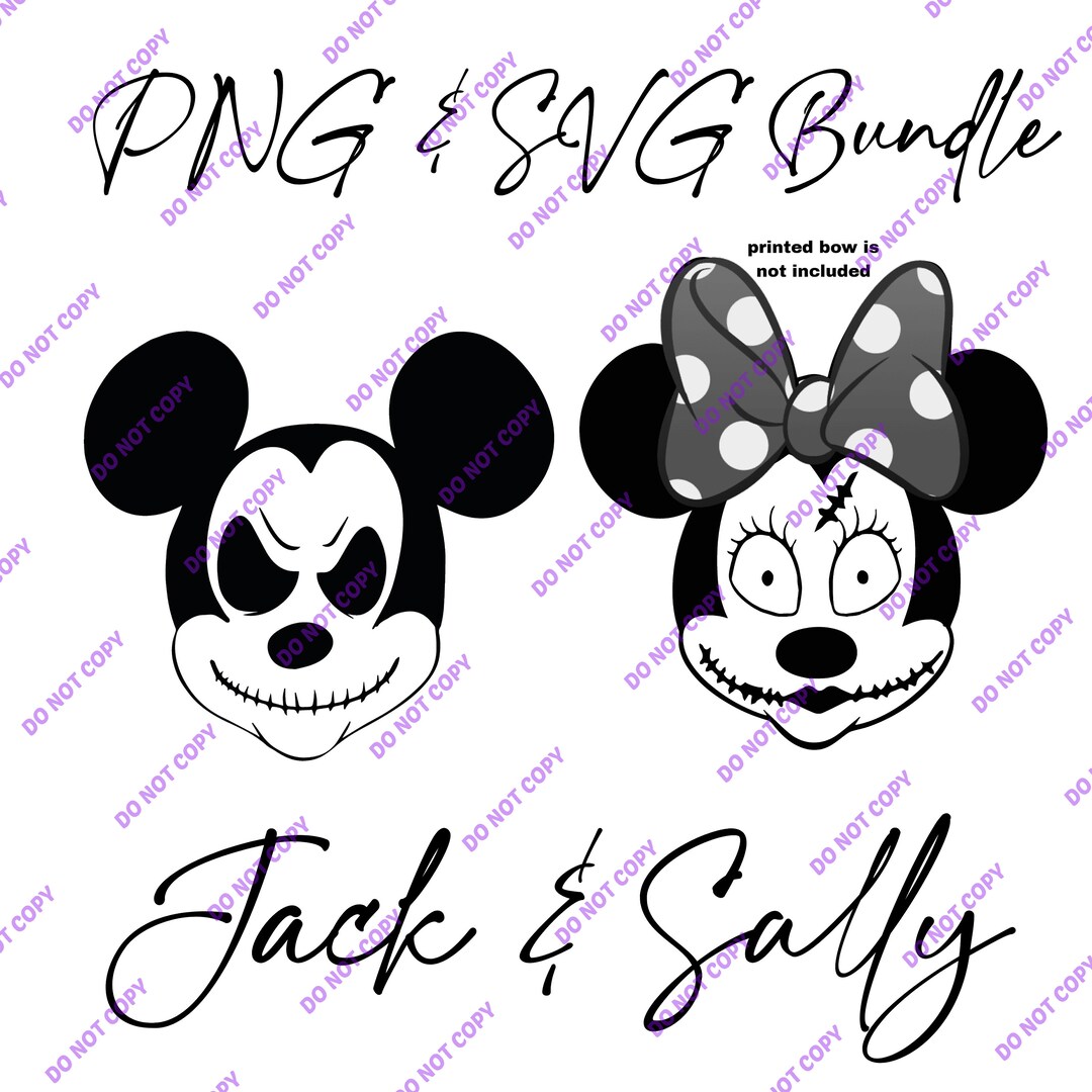 Jack & Sally Bundle - Instant Download- Png and Svg - Etsy
