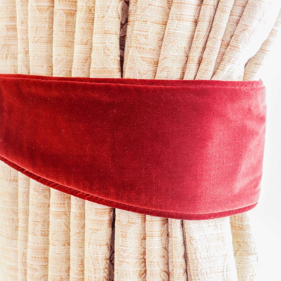 Curtain Tie Backs, Fabric Curtain Tiebacks, Curtain Holdbacks – Various ...