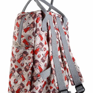 L Size Red Girl Kids Backpack Toddler Bag Nursery Kindergarden Rucksack ...