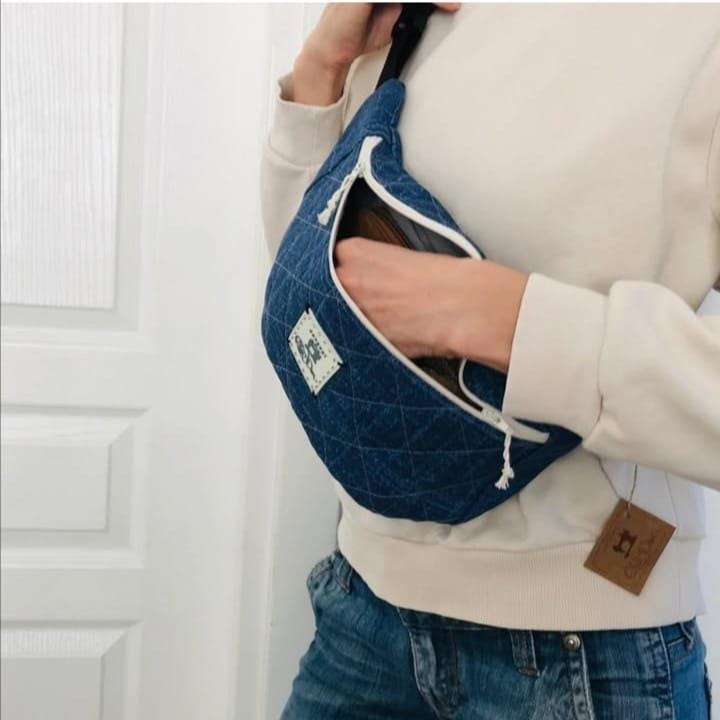 Belt Pouch Bag Sewing Pattern, Waist Bag PDF Pattern, Crossbody Belt ...