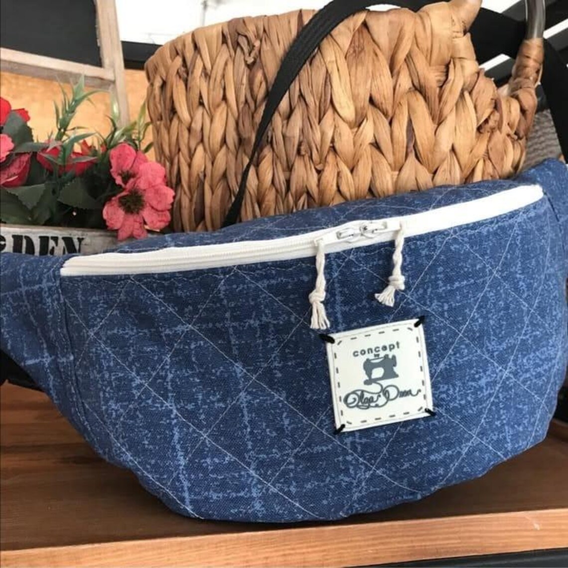 Belt Pouch Bag Sewing Pattern, Waist Bag PDF Pattern, Crossbody Belt ...
