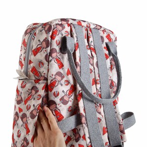 L Size Red Girl Kids Backpack Toddler Bag Nursery Kindergarden Rucksack ...