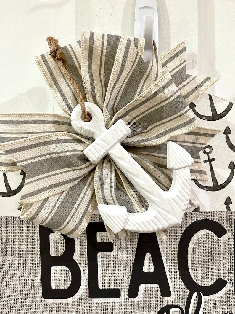 Beach Please Door Sign, Beach Door Hanger,front Door Sign, Door Wood ...