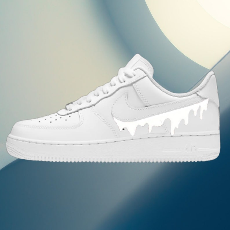 Custom Reflective Air Force 1 drip Butterfly & Stars AF1 - Etsy