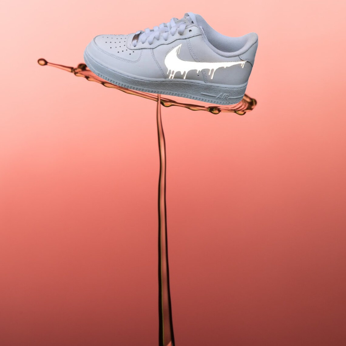 Custom Reflective Air Force 1 drip Butterfly & Stars AF1 - Etsy