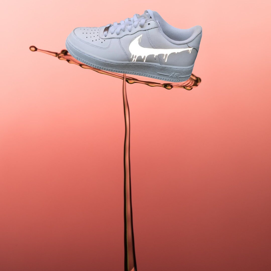 Custom Reflective Air Force 1 drip Butterfly & Stars AF1 - Etsy